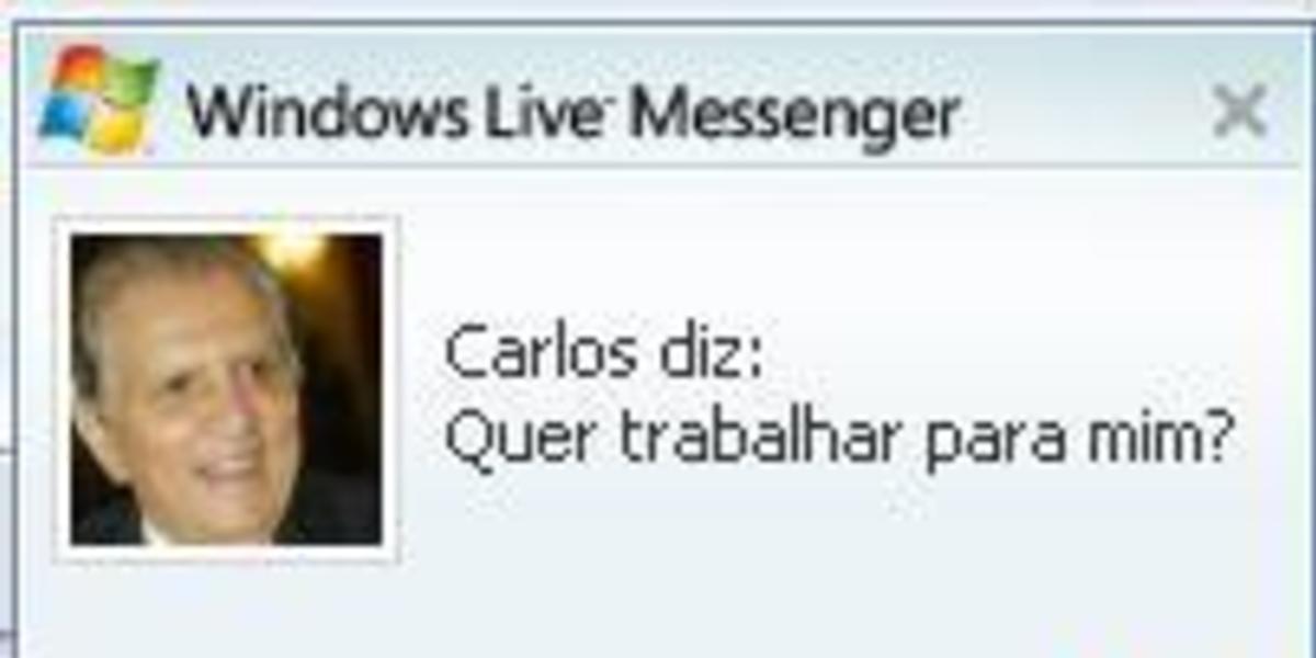 Bem Belo Eu No MSN e Alguém Faz Isso - Não Intendo