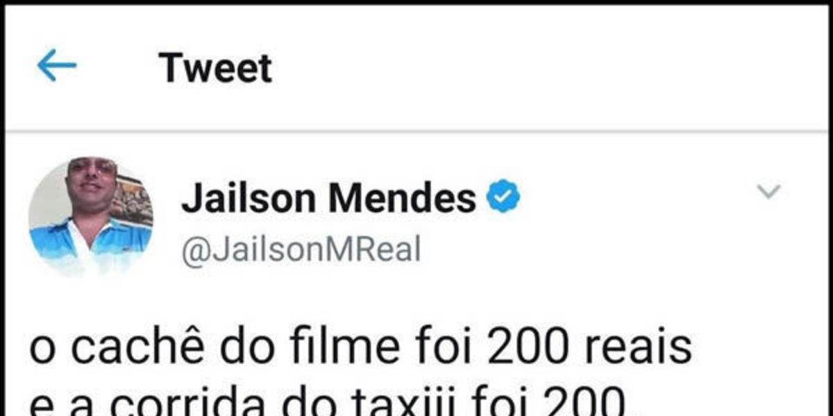 A Triste Historia De Jailson Mendes - Não Intendo